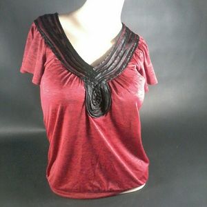 Studio Y | Tops | Studio Y Short Sleeve Blouse Soft Pretty | Poshmark